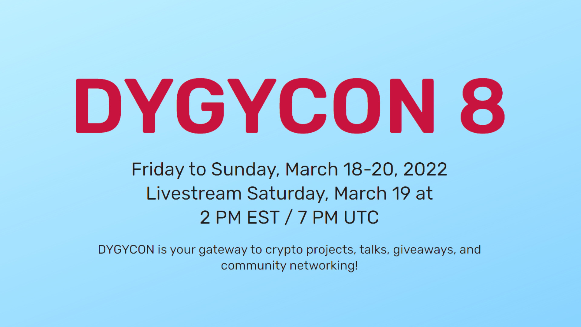 Upcoming DYGYCON 8 Event Will Bring Together The Biggest Names Games Upcoming DYGYCON 8 Event Will Bring Together The Biggest Names Games